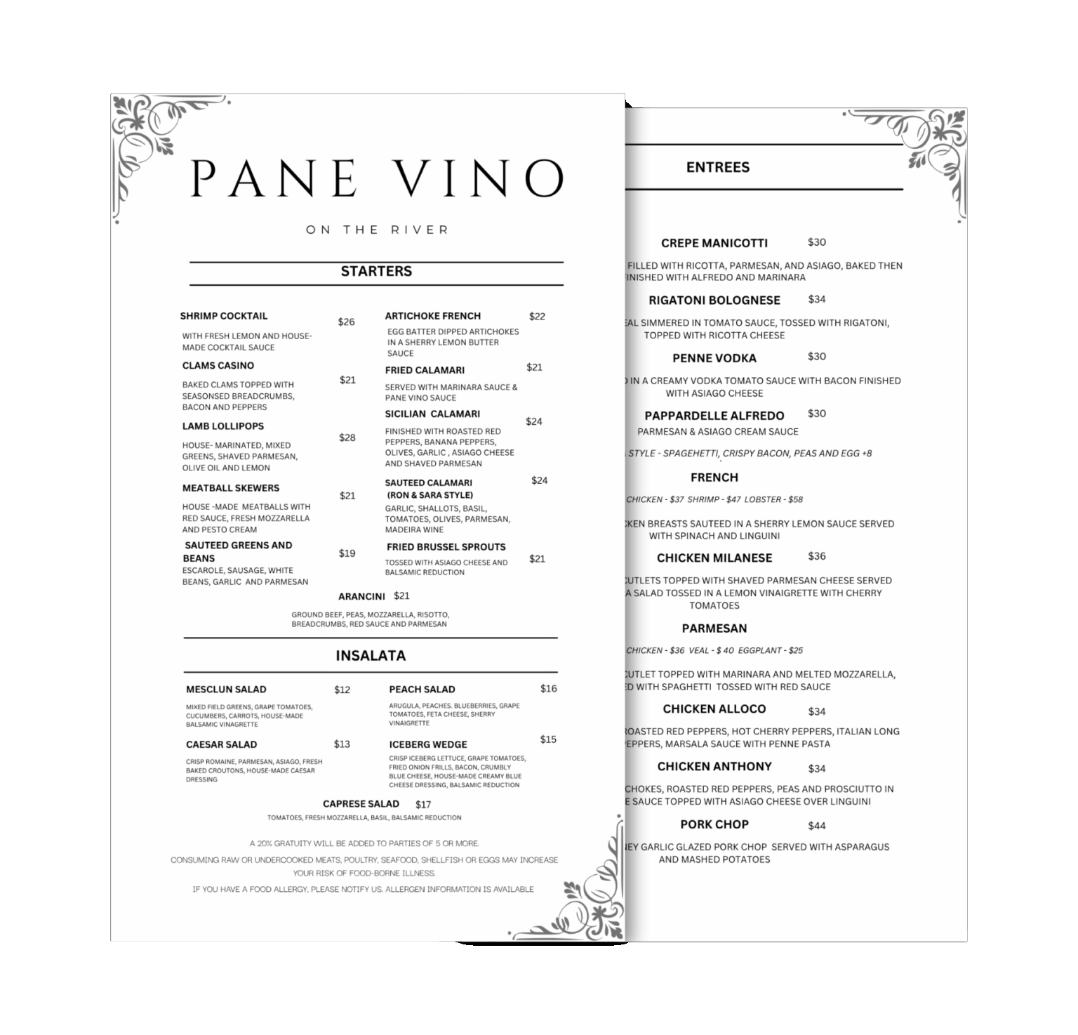 Home - Pane Vino on the River